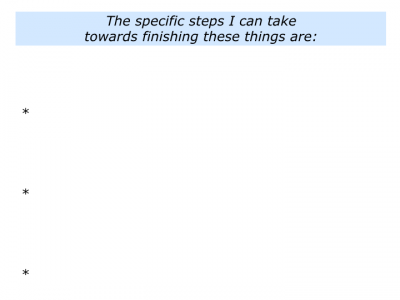 The In Order To Finish First, First You Have To Finish Approach - The ...