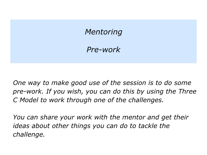 M is for A Mentee Making Good Use Of Mentoring Sessions - The Positive ...