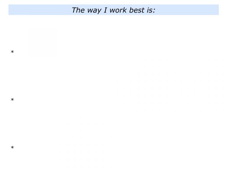S is for Inviting Team Members To Share Their Preferred Working Styles ...