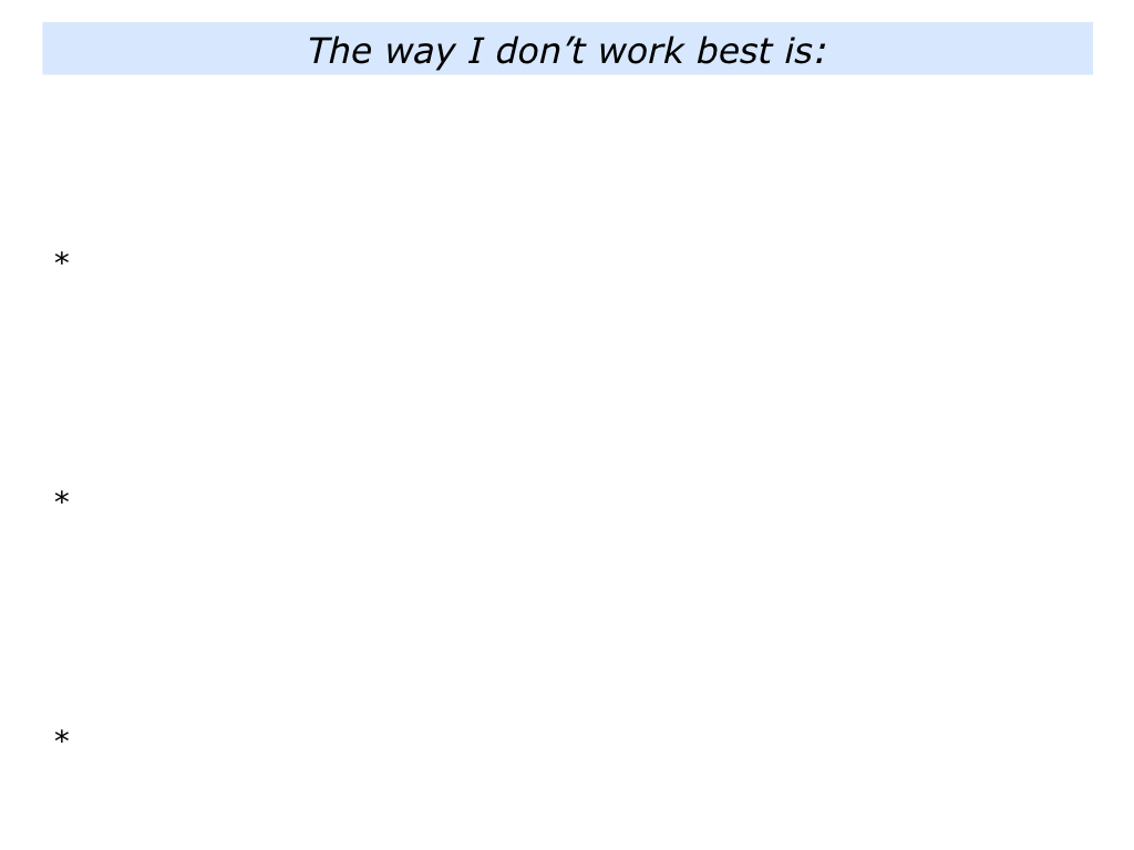 The Encouraging Team Members To Share Their Preferred Working Styles ...