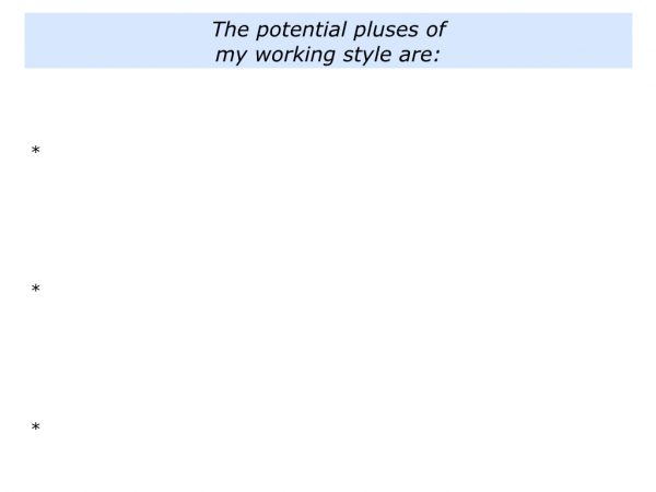 The Encouraging Team Members To Share Their Preferred Working Styles ...