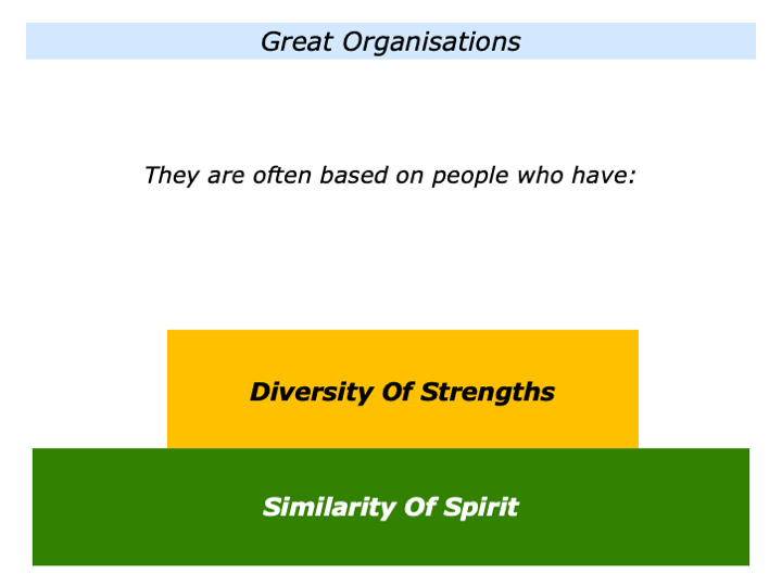 The Values Driven Organisation Approach - The Positive Encourager