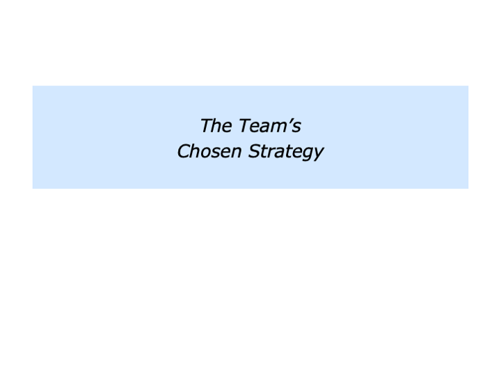 The Right Strategy Approach - The Positive Encourager