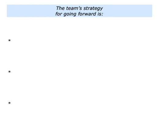 The Right Strategy Approach - The Positive Encourager