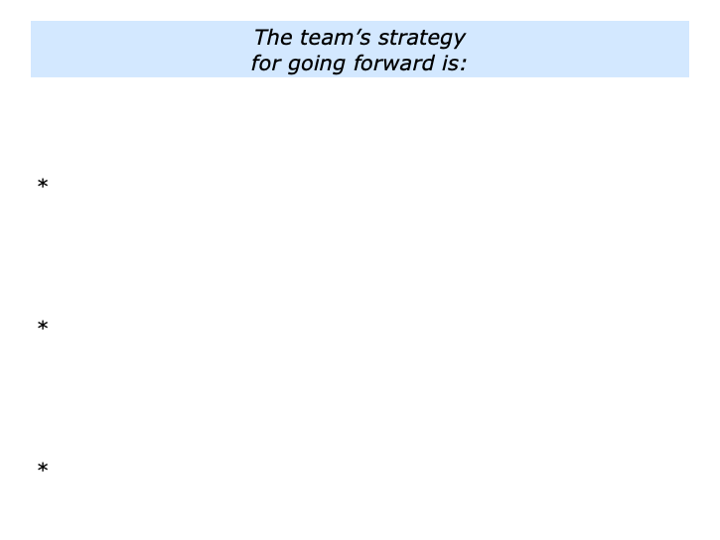 The Right Strategy Approach - The Positive Encourager