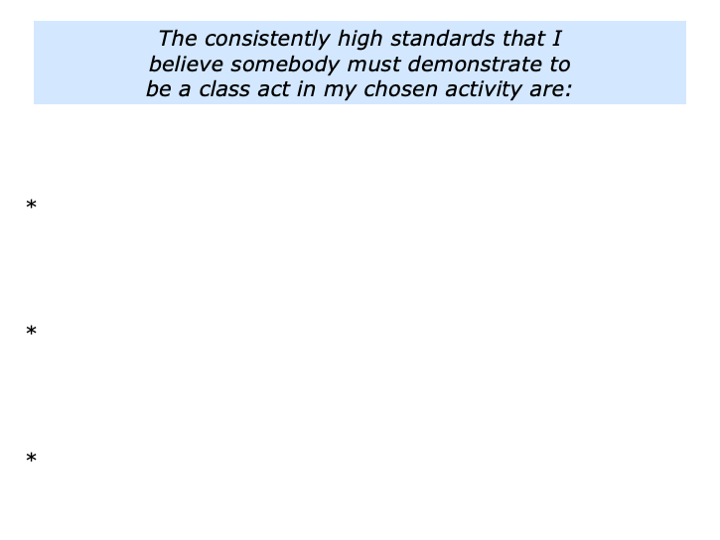 The Class Act Approach - The Positive Encourager