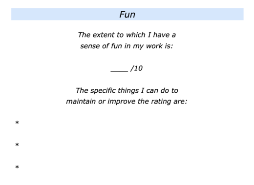 The Fun, Freedom And Fulfilment Approach - The Positive Encourager