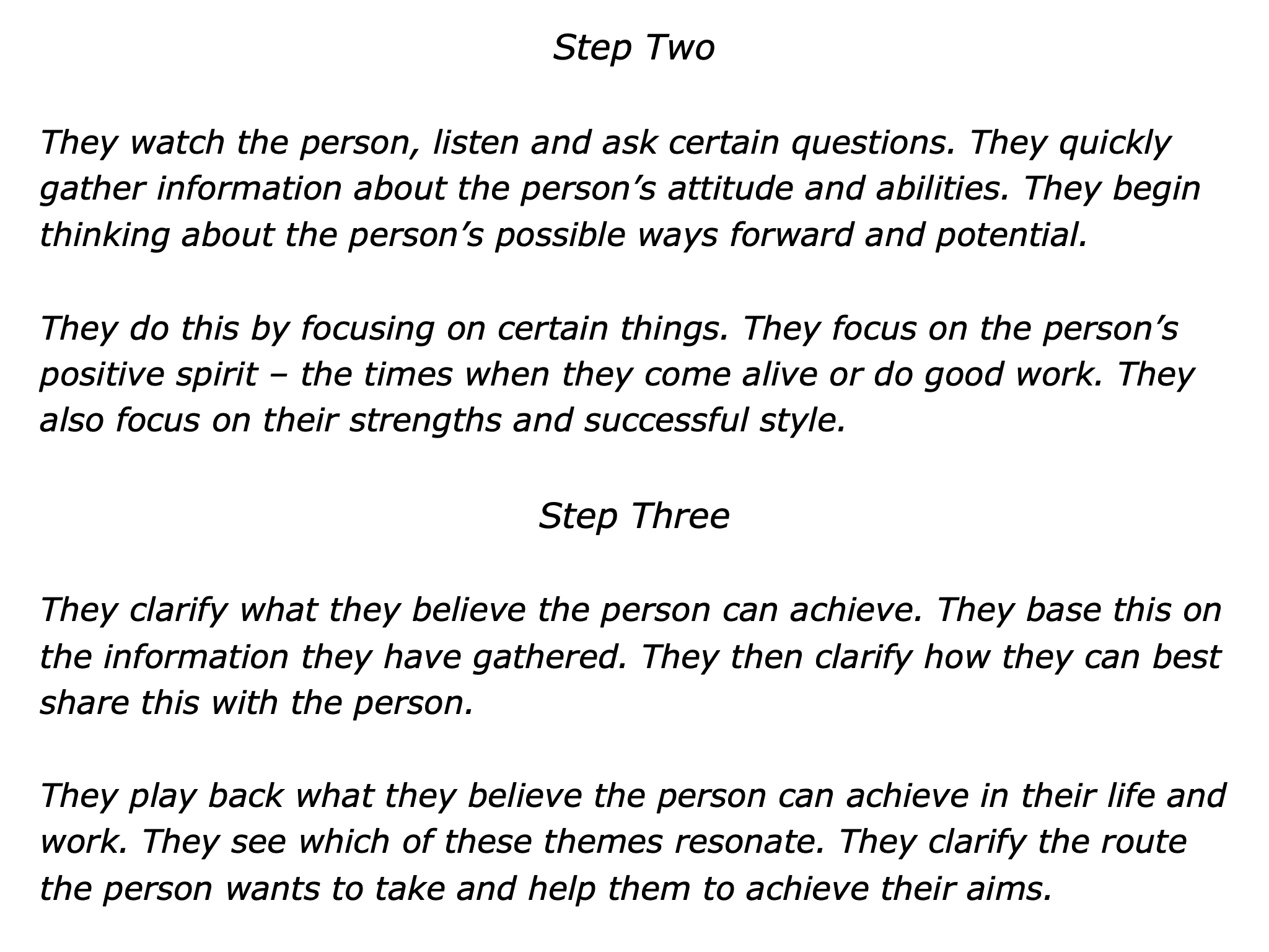 The Picture Of Success Approach - The Positive Encourager