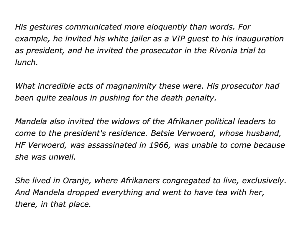 The Clarity, Consistently High Standards And Class Approach - The ...