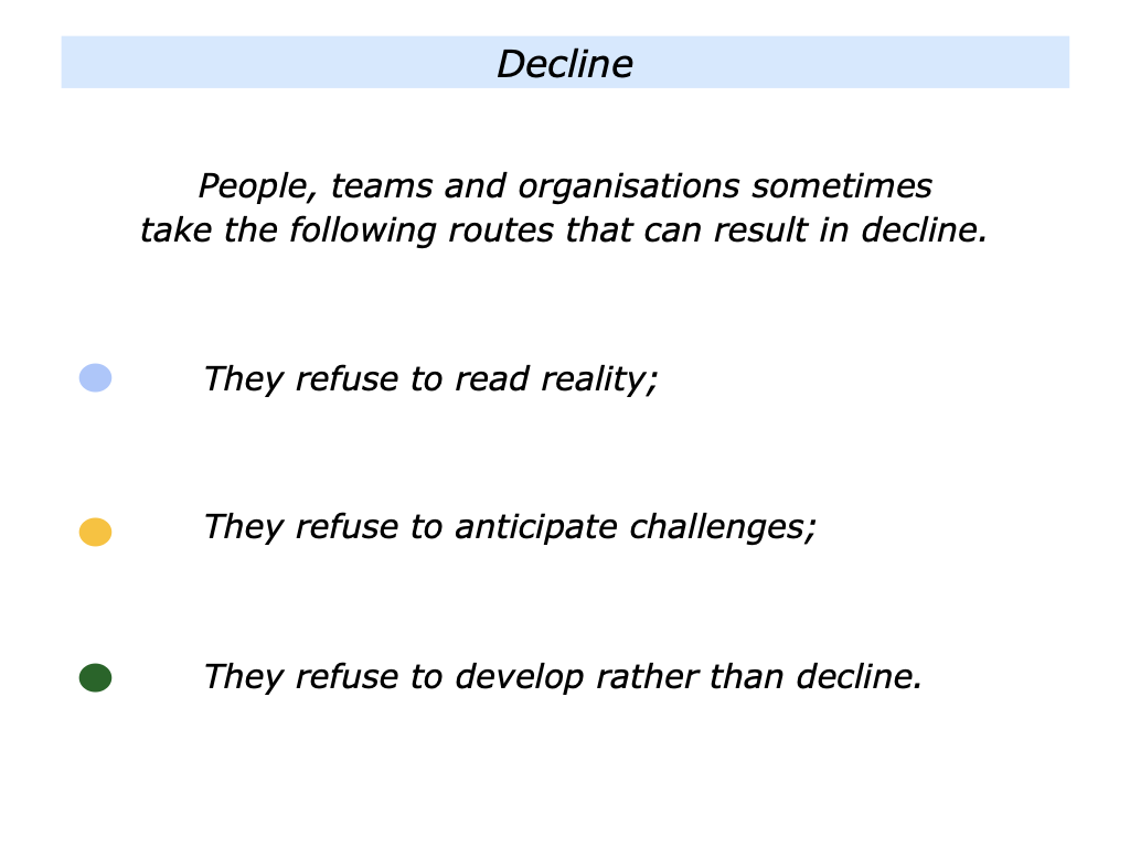 The Development Approach Rather Than The Decline Approach - The ...