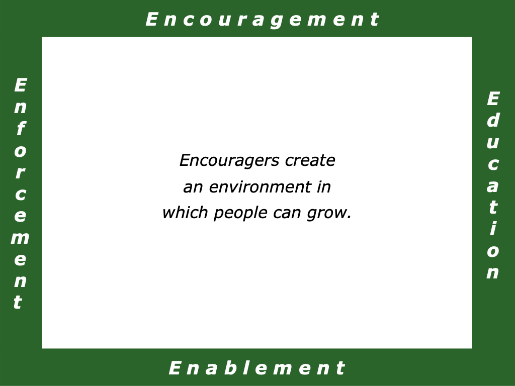 The Encouragement, Educator, Enablement And Enforcement Approach - The ...