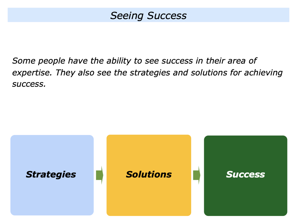 The Seeing Success Approach - The Positive Encourager