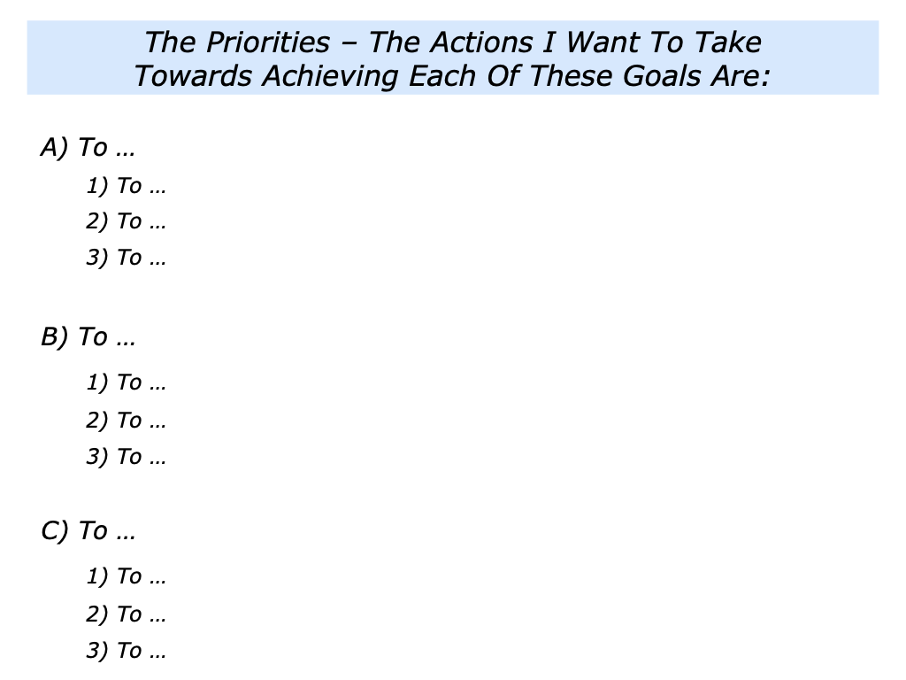 The Priority Management Approach - The Positive Encourager