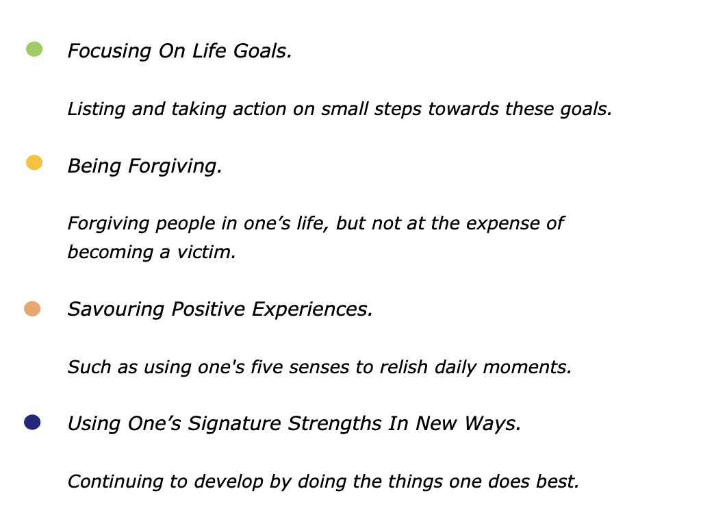 The Happiness Approach - The Positive Encourager
