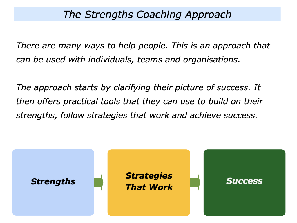 The Strengths Coaching Approach - The Positive Encourager