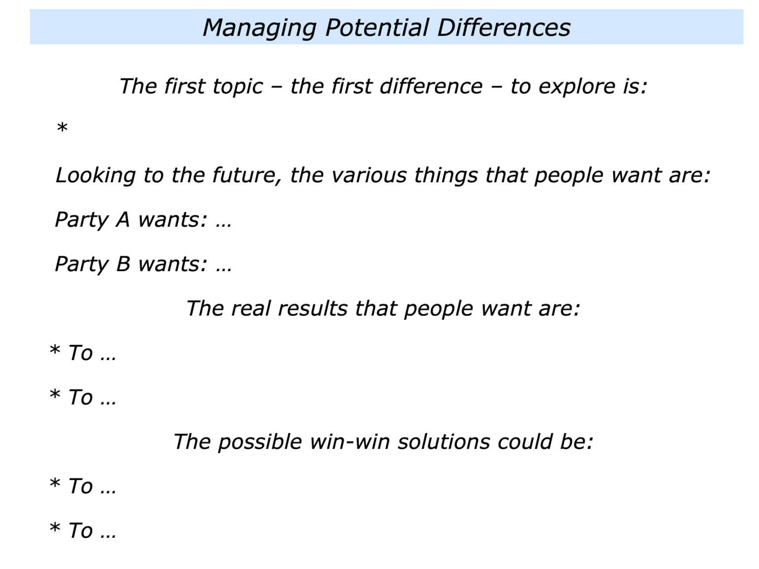 The Win-Win Approach - The Positive Encourager